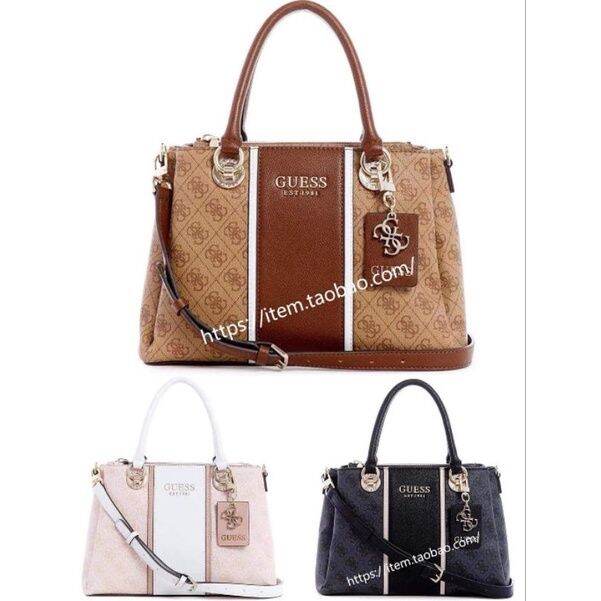 G UESS QUATTRO LOGO SATCHEL BAG (MALL QUALITY) | Lazada PH