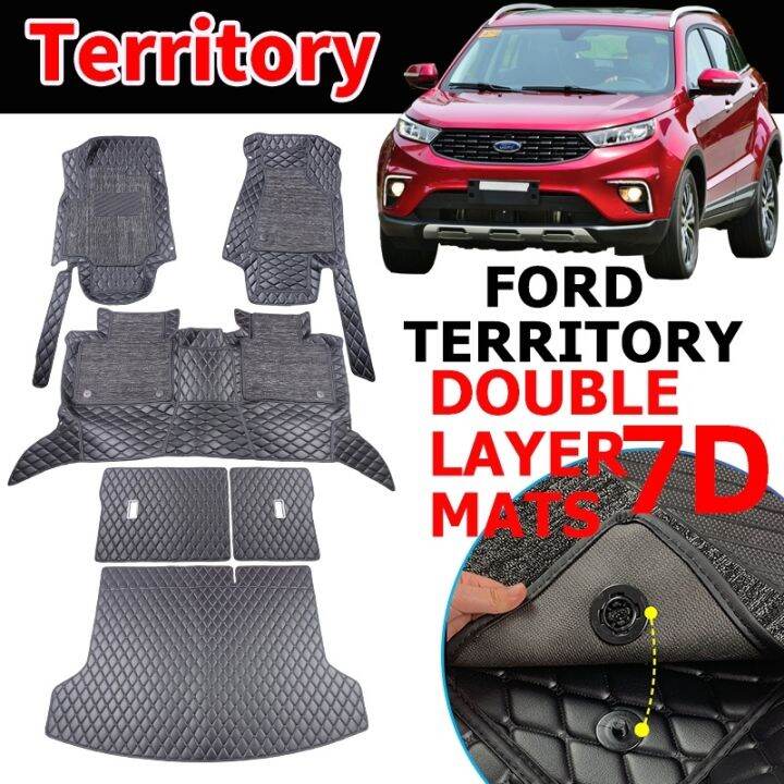 RE pyoc16 2019-2022 Ford Territory Matting 7D 2Layer2 Car Floor Mats ...
