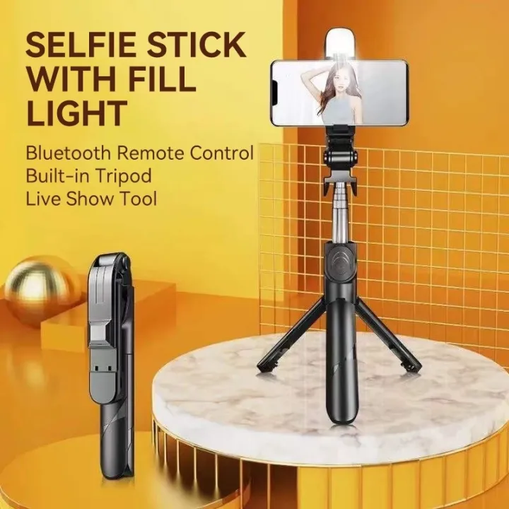 XT02 phone tripod portable bluetooth wireless remote Selfie Stick for Outdoor travel 3 IN 1 ...