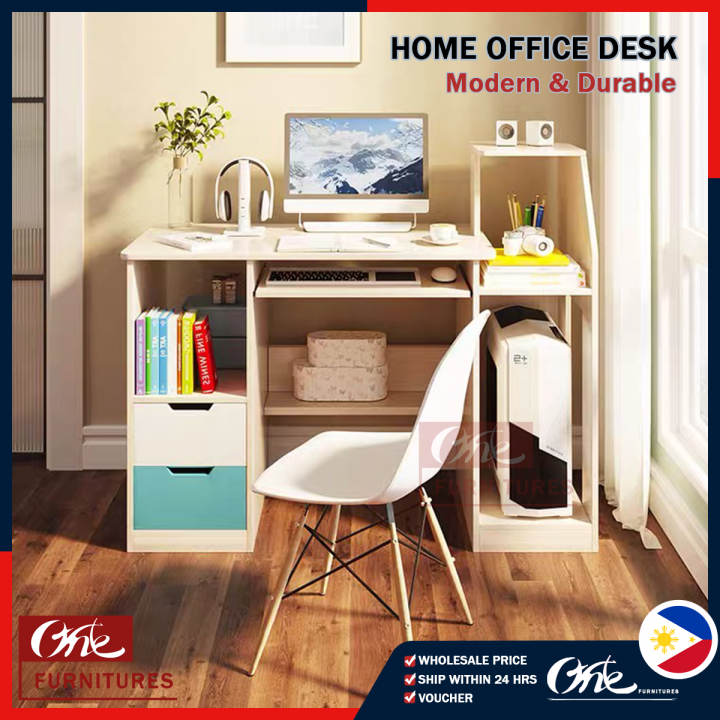 ONE Computer Desk Home Office Desk Simple Desktop Small Desk for ...