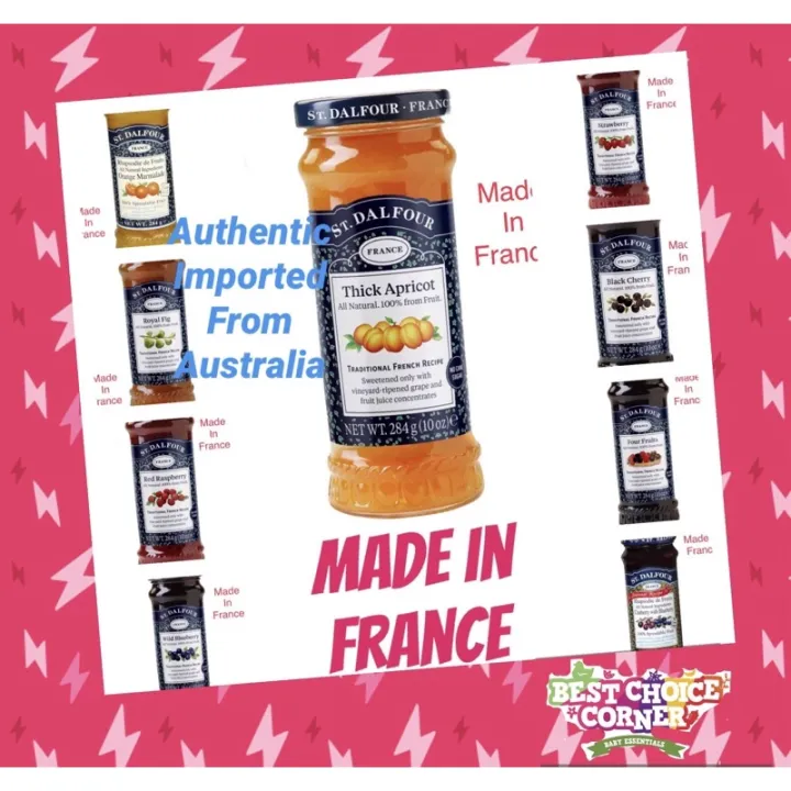 Favourable activity St Dalfour Marmalade Jam Spread 284g | Lazada PH