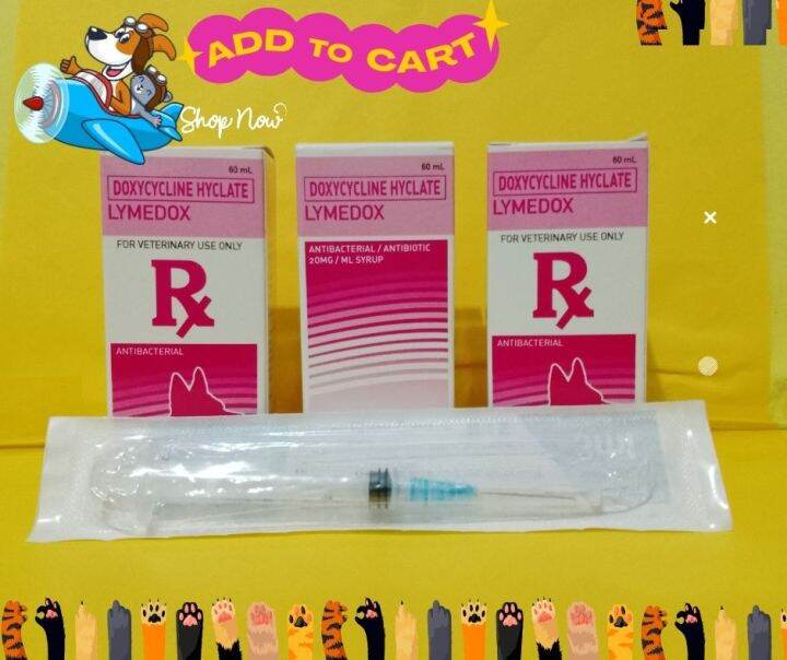 Lymedox (Doxycycline Hyclate) 60ml with FREE SYRINGE | Lazada PH