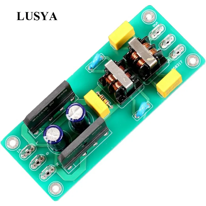 Lusya 2 ways EMI electromagnetic interference filter module AC power ...