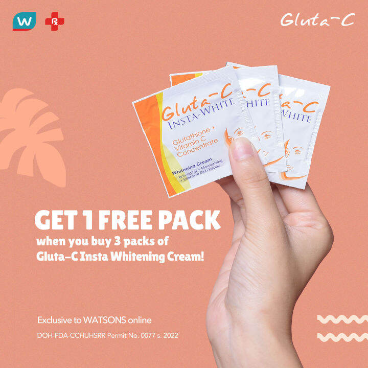 GLUTA C Insta White Whitening Cream 5ml | Lazada PH