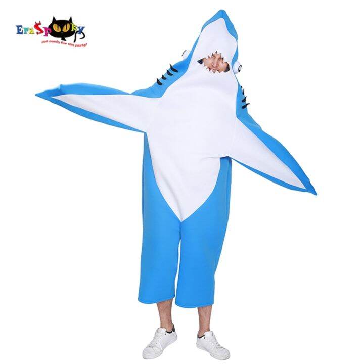 Adults Shark Costume Halloween Mens Animal Suit | Lazada Singapore