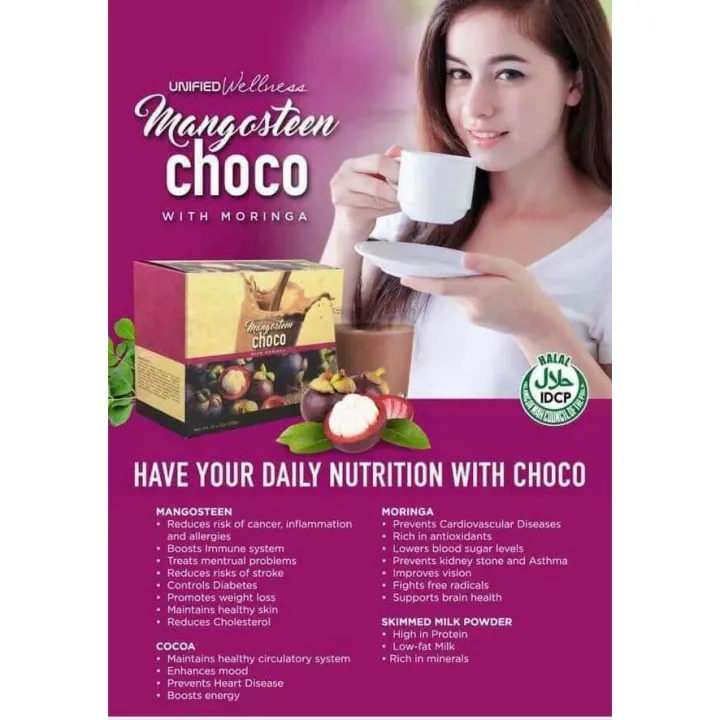 Unifies Mangosteen Choco with Moringa | Lazada PH