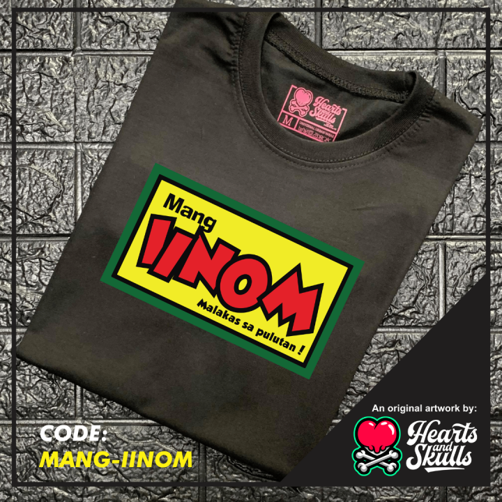 MANG IINOM alak shirt for men SPOOF SHIRT Funny Shirt Original Hearts ...