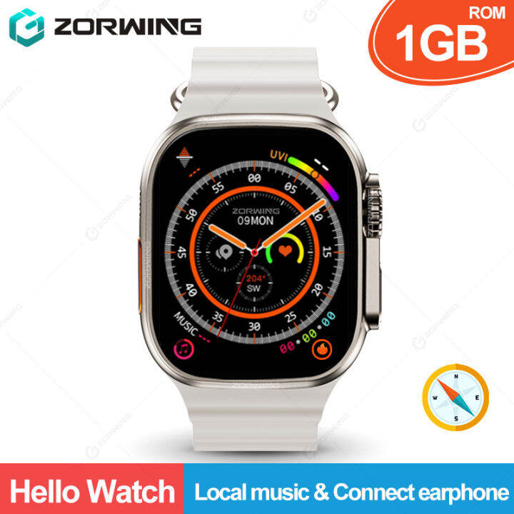 CWHello Watch Men Smart Watch H11 Ultra Upgraded 49mm Compass NFC ...