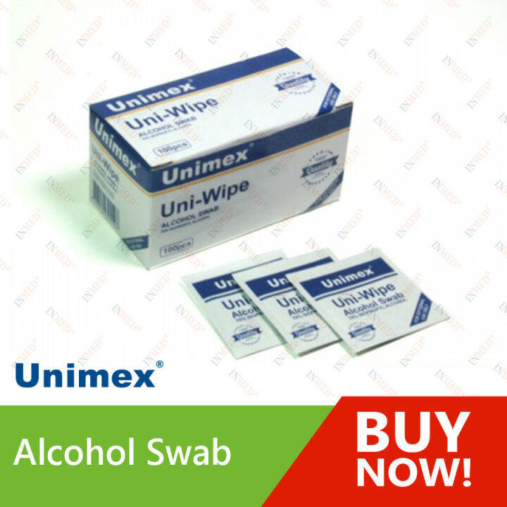Unimex Uni-Wipe Alcohol Swab | Lazada PH