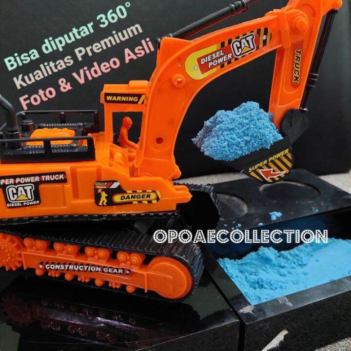 Mainan mobil Beko / truck exavator Truk Traktor Konstruksi PC ...