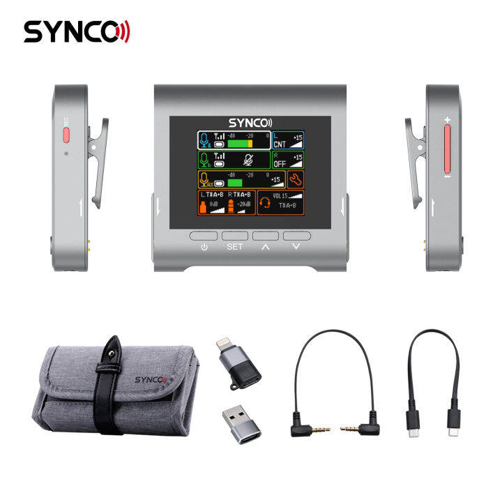 SYNCO G3 2.4G Wireless Microphone System Mic with Dual-Channel Receiver ...