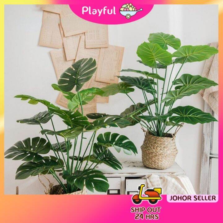 【PLAYFUL】Pokok Hiasan Dalam Rumah Artificial Plant FIDDLE FIG & RUBBER ...