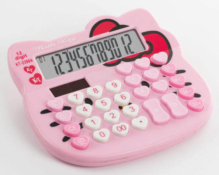 Kalkulator KT 2288 - Kalkulator Hello Kitty 12 Digit - Kalkulator ...