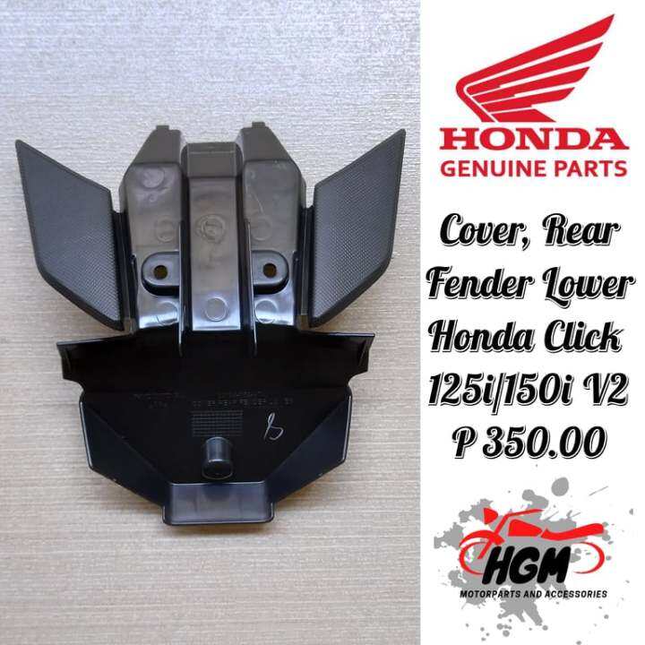 COVER, REAR FENDER LOWER HONDA CLICK 125i/150i V2 125i V3 | 80104-K59 ...