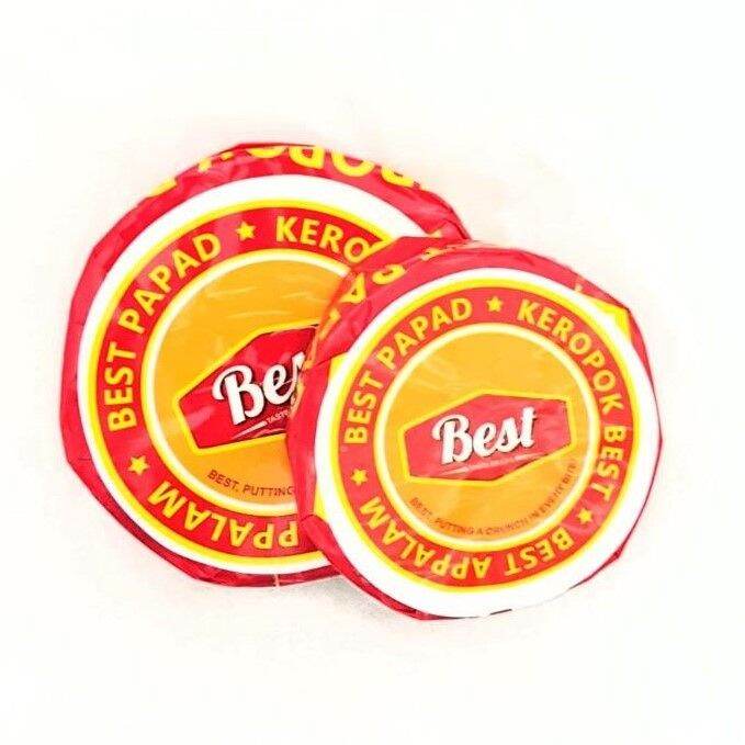 Best Big Papadam / Best Big Appalam 100g x 10 Packets (BEST PAPADAM) | Lazada