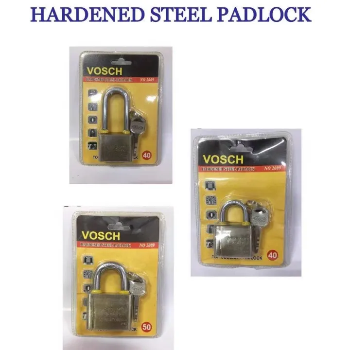 Hardened steel padlock | Lazada PH