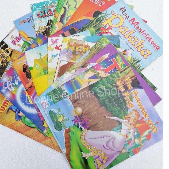 Storybook coloring activity book English, Tagalog story book | Lazada PH