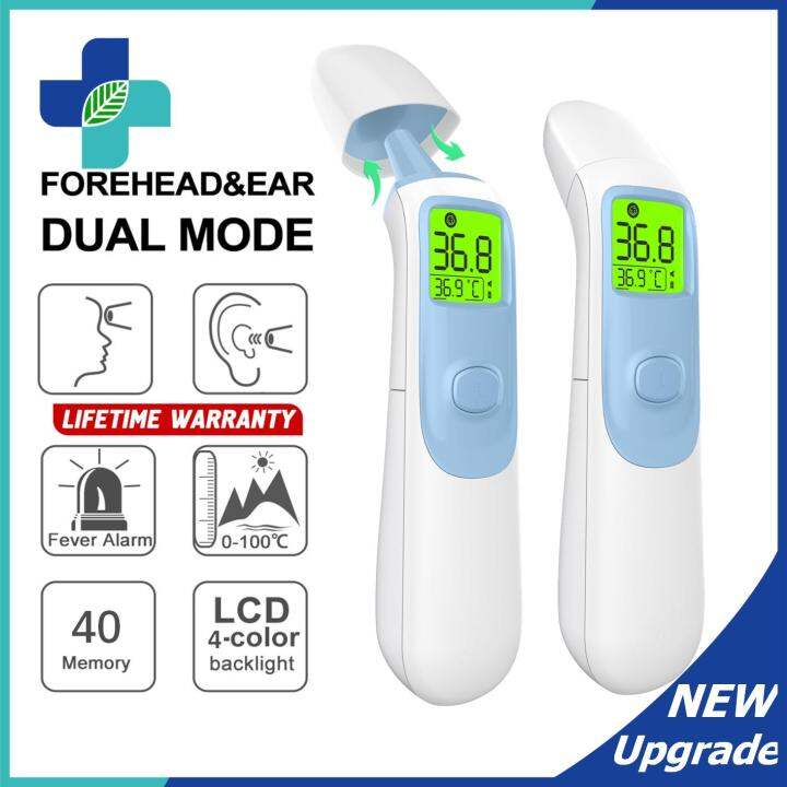 Digital Thermometer 4 in 1 Non-Contact Infrared Thermometer Forehead In ...