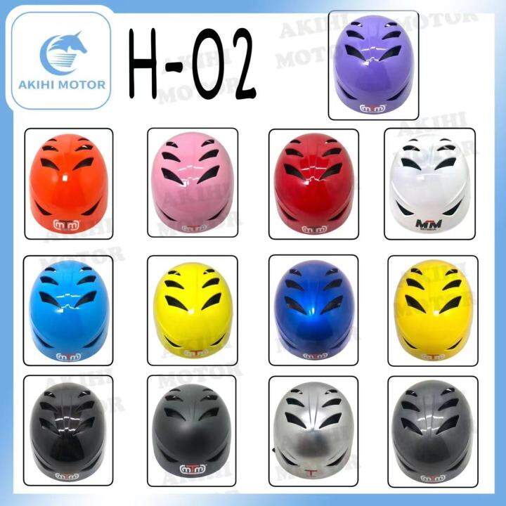 [AKIHI MOTOR] MOTORCYCLE MOTOMAN NUTSHELL HELMET-H02 | Lazada PH