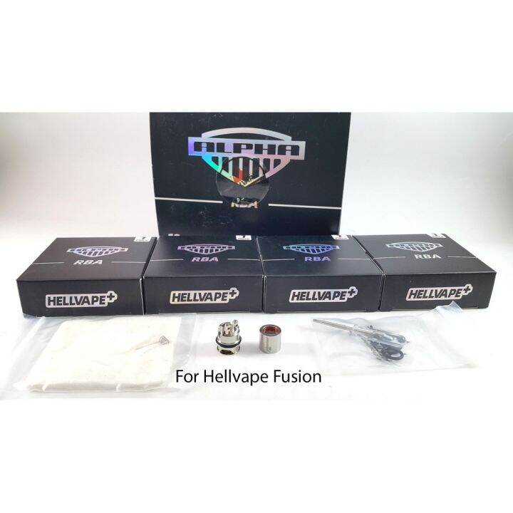 tclk21763hfq Vape RBA OCC - Hellvape Alpha Fusion [ORIGINAL] | Lazada PH
