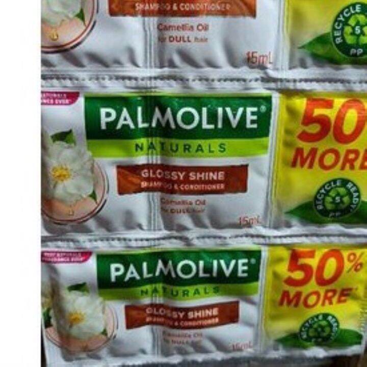 sales Buy 12 Sachets Triple Pack PALMOLIVE Glossy Shine Shampoo and ...