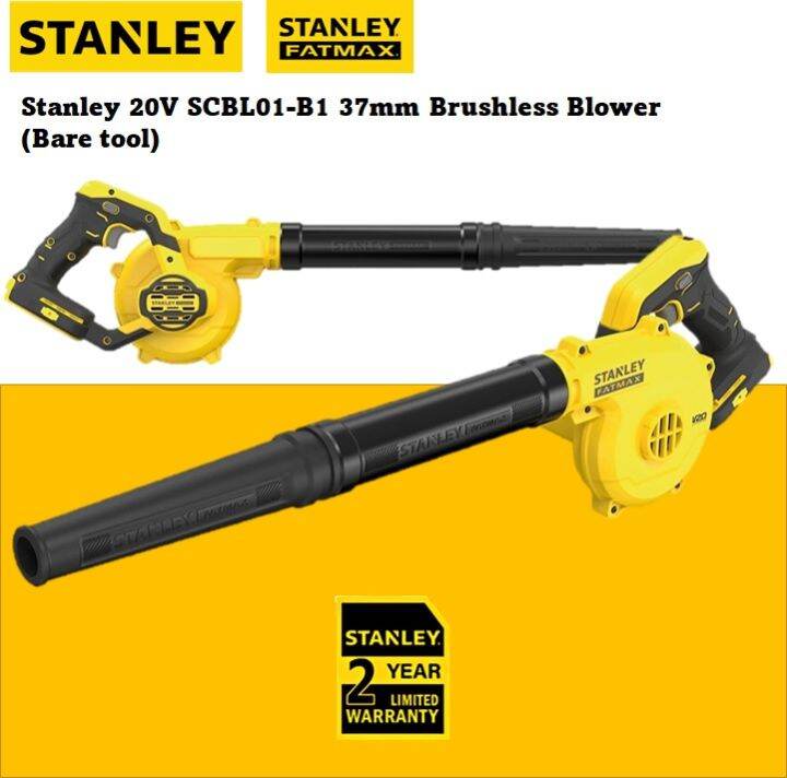 Stanley 20V SCBL01-B1 37mm Brushless Dust / Leaf Blower (Bare tool) | Lazada