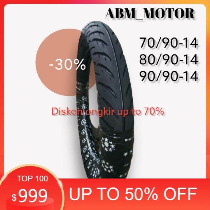 Ban Motor Beat Vario Mio Ring 14 ukuran 70/90 80/90 & 90/90 | Lazada ...