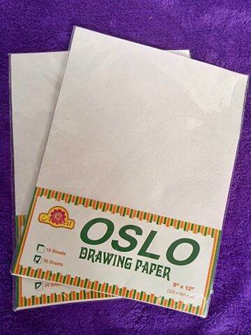 VFM 20 Sheets OSLO Drawing Paper 9"x12" | Lazada PH