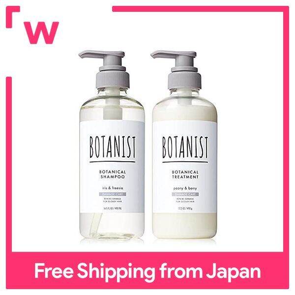 BOTANIST Botanical Shampoo & Treatment [Damage Care Set] Renewal Plant-derived Hair Care Damage ...