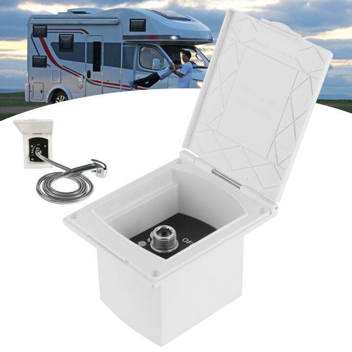 Motorhome Shower Box ABS Practical Anti-Oxidation Exterior Shower Box ...