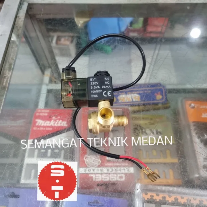 SOLENOID KOMPRESSOR KATUP VALVE KLEP OILESS OILLESS SILENT 5.5VA 25mA ...