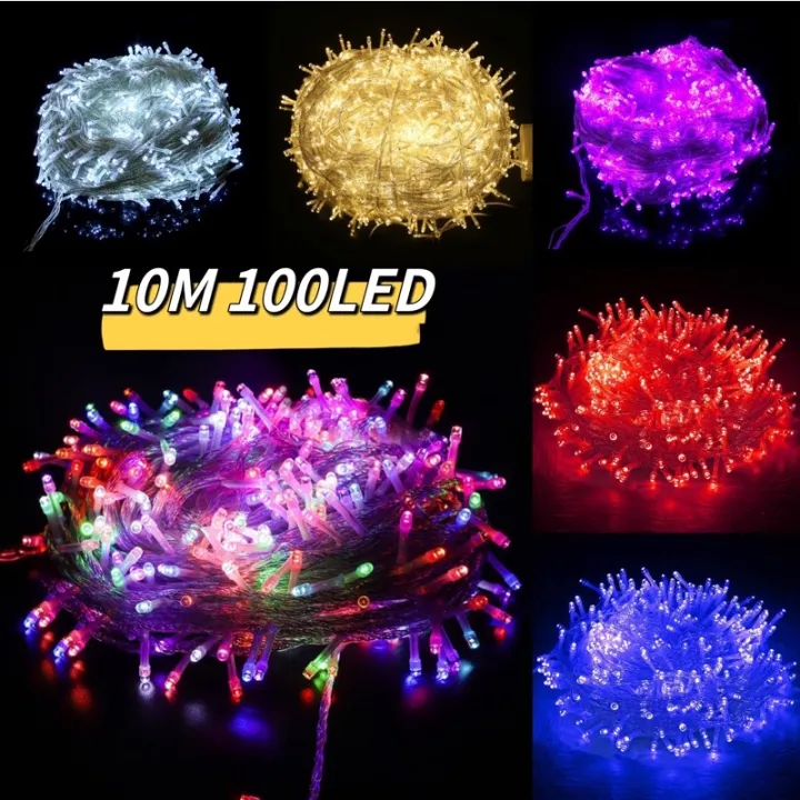 10 Meter 100pcs Led Christmas Light Little Bulbs | Lazada PH