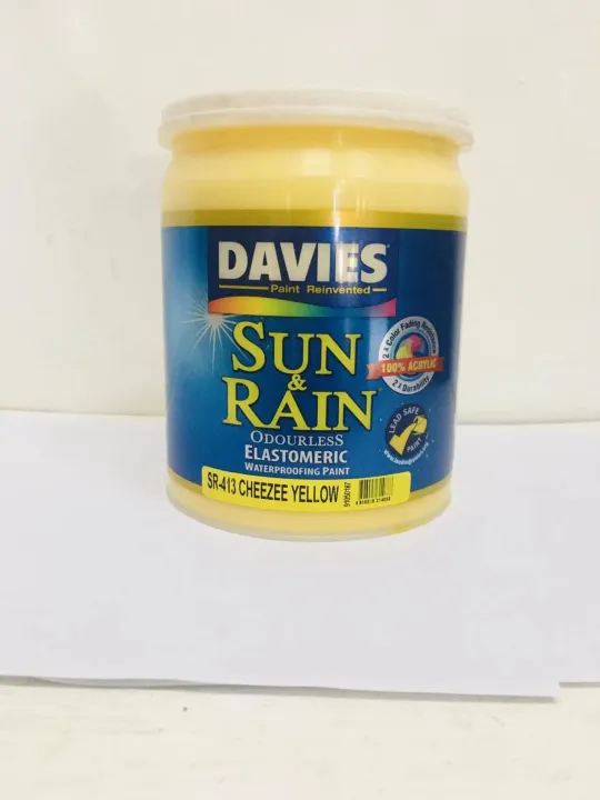 DAVIES PAINT / SR 413 CHEESE YELLOW 1LITER | Lazada PH