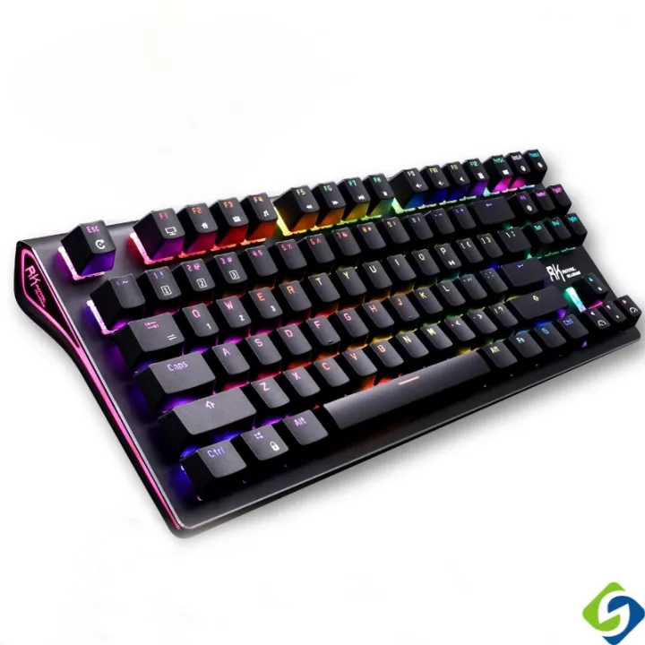 คีย์บอร์ดเล่นเกมไร้สายบลูทูธ 3 . 0 Rk G87 G87 Wireless Mechanical Gaming Keyboard | Lazada.co.th