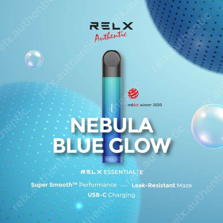 RELX Essential Device - Nebula Blue Glow. Compatible with RELX Pod Pro ...