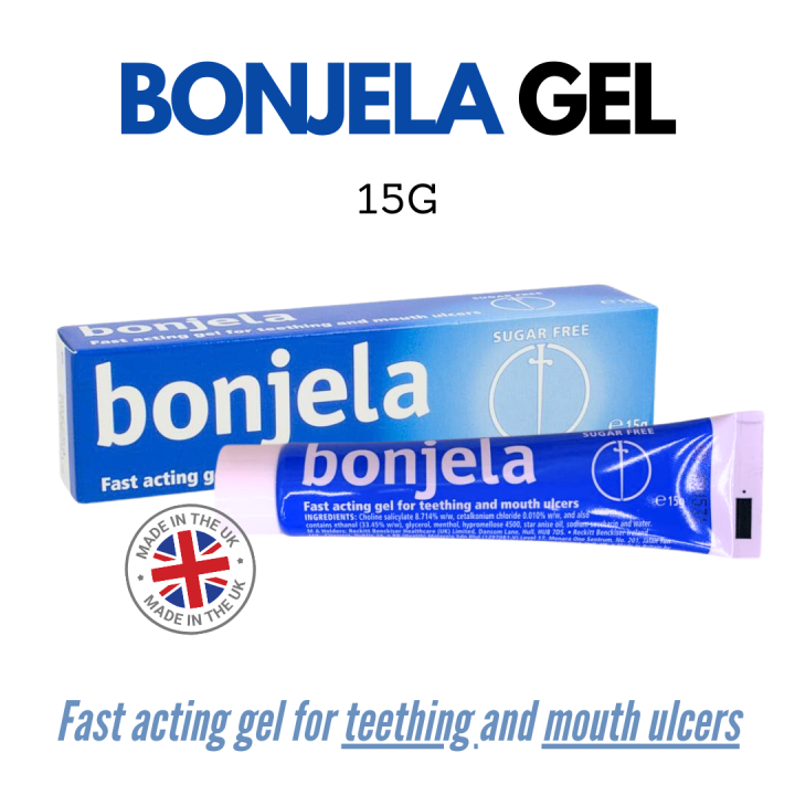 BONJELA GEL 15g (For Teething & Mouth Ulcers) | Lazada