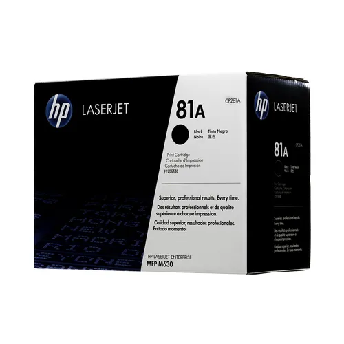 Original HP Laserjet 81A Black 81A CF281A Black Toner Cartridge | Lazada PH