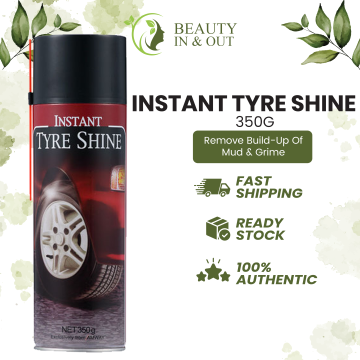 Instant Tyre Shine 350g Tyre Wax Shine Rim Cleaner Pengilat Tayar ...