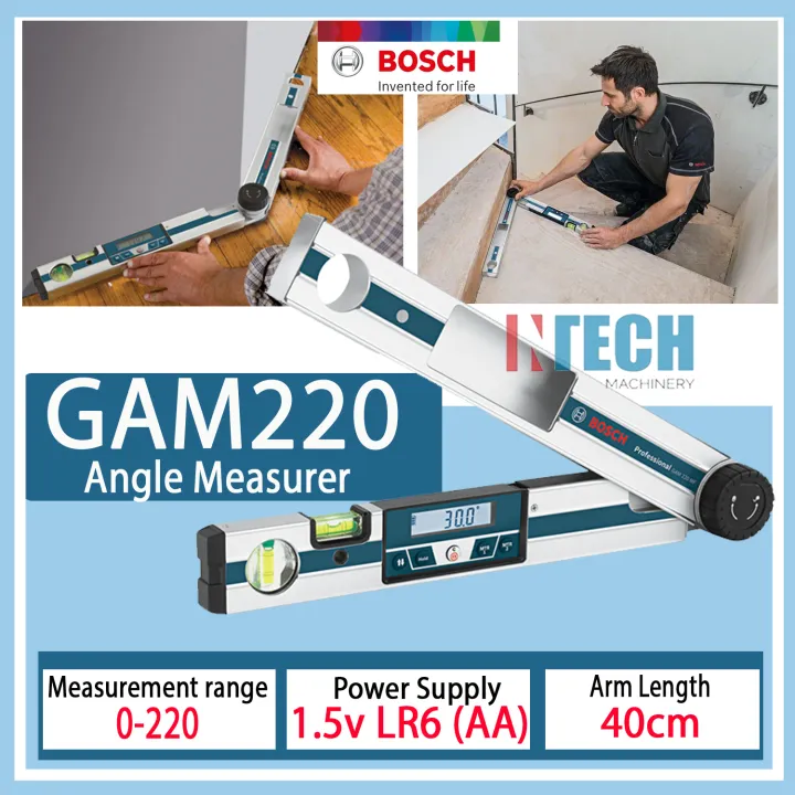 BOSCH GAM220 / GAM 220 ANGLE MEASURER | Lazada