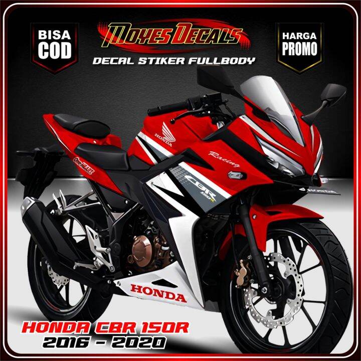 decal cbr150r decal stiker cbr 150 decal cbr 150 facelift full body ...