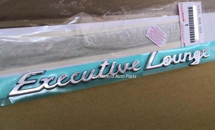 Toyota Vellfire rear EXECUTIVE LOUNGE emblem logo original | Lazada