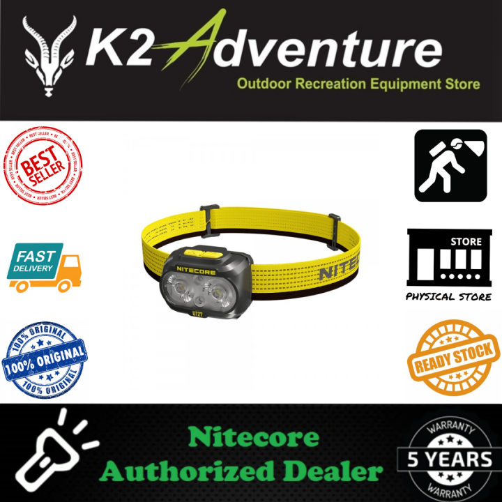 Nitecore UT27 White and Red Light LED 800L Rechargeable Headlamp (Pro ...