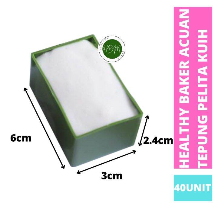 Bekas Acuan Tepung Pelita Kuih 20PCS Pelita Bekas kuih limas Kotak Daun ...