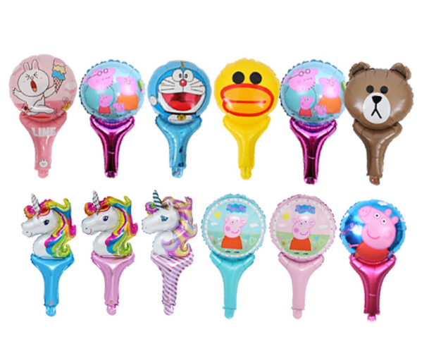 Balon pentungan tongkat tangan karakter kartun happy birthday balon ...