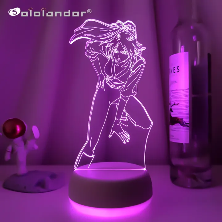 3D Light Anime Bleach Yoruichi Shihouin For Home Decoration Nightlight ...