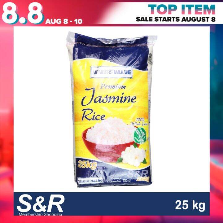 Members' Value Premium Jasmine Rice 25kg | Lazada PH