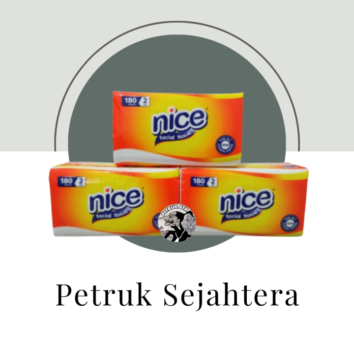 [PCS] TISSUE NICE 180 SHEETS 2 PLY FACIAL TISSUE* | Lazada Indonesia