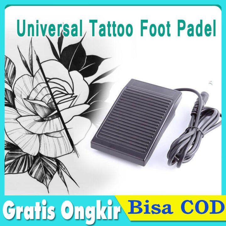 【Dikirim dlm 24jam】Pedal Kaki Tato Alat Tattoo Anti Slip Foot Switch ...