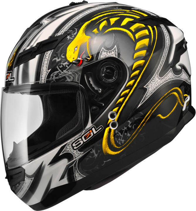 SOL FullFace SF-1 Cobra Motorcycle Helmet | Lazada PH