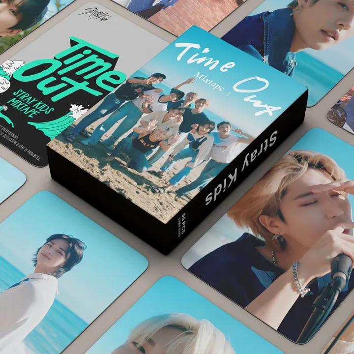55pcs/box Stray kids Photocards 2022 Time Out Album LOMO Card Postcard Felix | Lazada PH